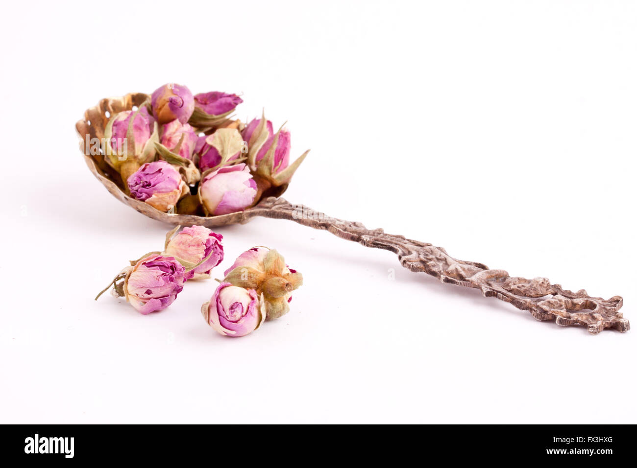 dried rose buds Stock Photo - Alamy
