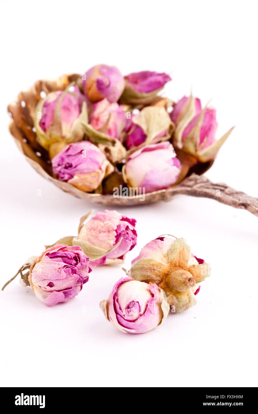 dried rose buds Stock Photo - Alamy