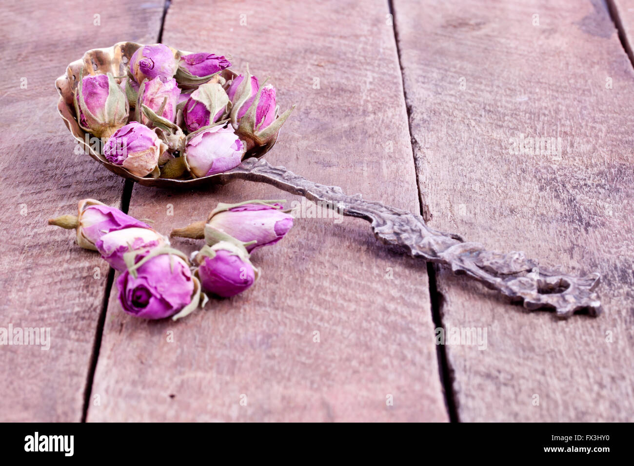 dried rose buds Stock Photo - Alamy