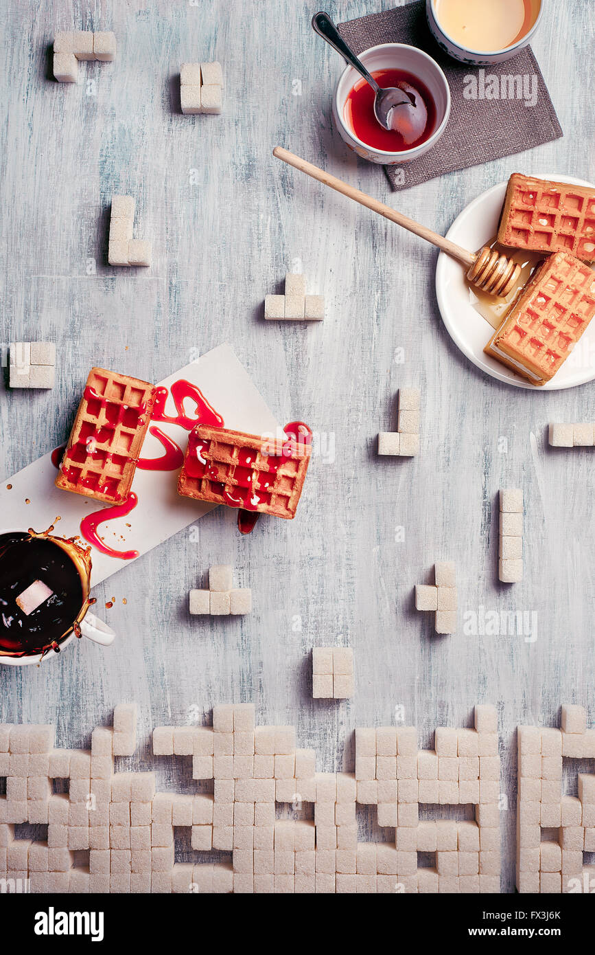 8 bit teatime: Tetris Stock Photo - Alamy