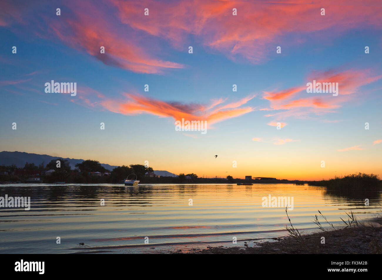 Multi color sunset hi-res stock photography and images - Alamy