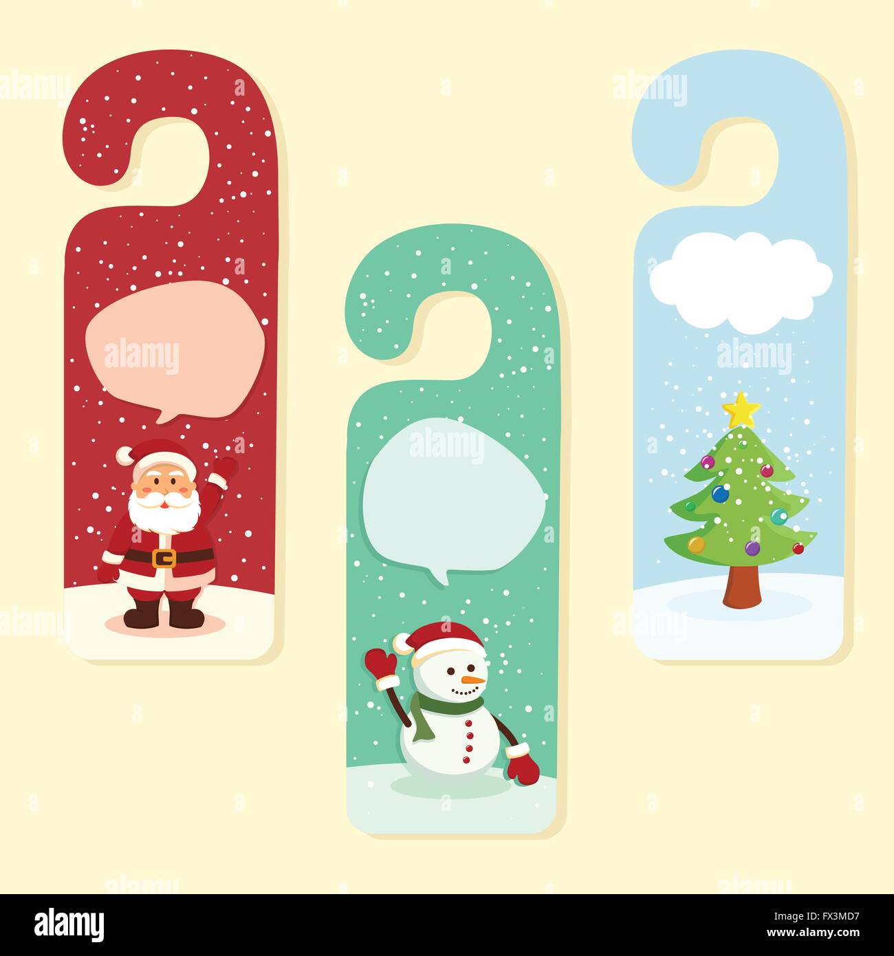 Cute christmas tree santa Stock Vector Images - Alamy