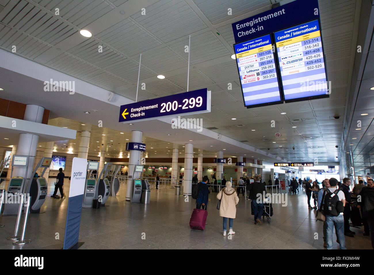 The Check-in area at Pierre Elliot Trudeau airport in Montreal, Que., on Saturday Nov. 7, 2015 ...