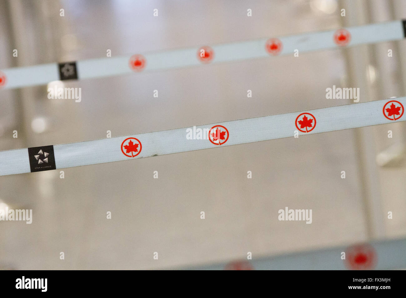 Air Canada check-in area at Pierre Elliot Trudeau airport in Montreal, Que., on Saturday Nov. 7 ...