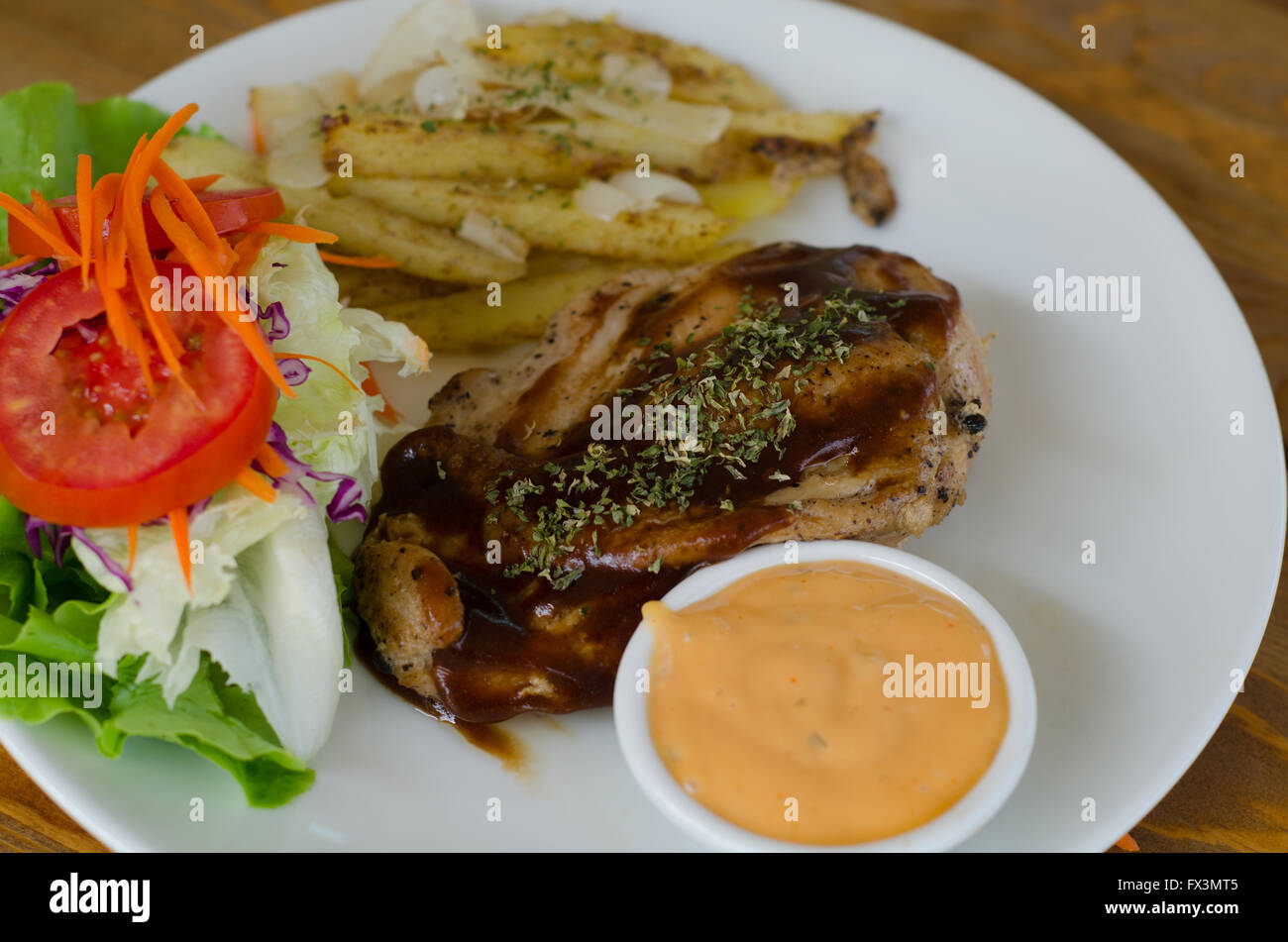 chicken steak Stock Photo - Alamy