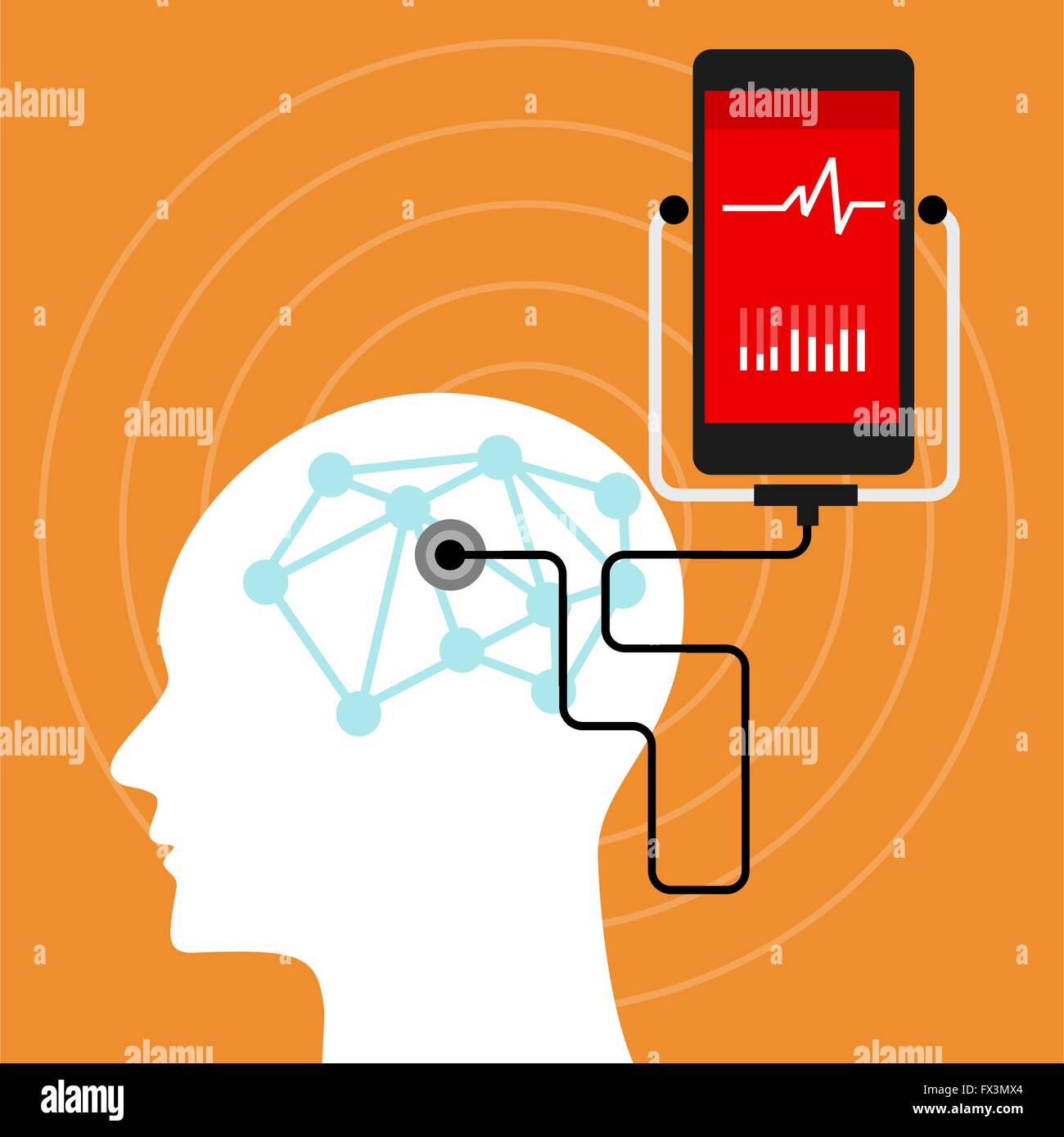 Mental health monitoring Stock Vector Images - Alamy