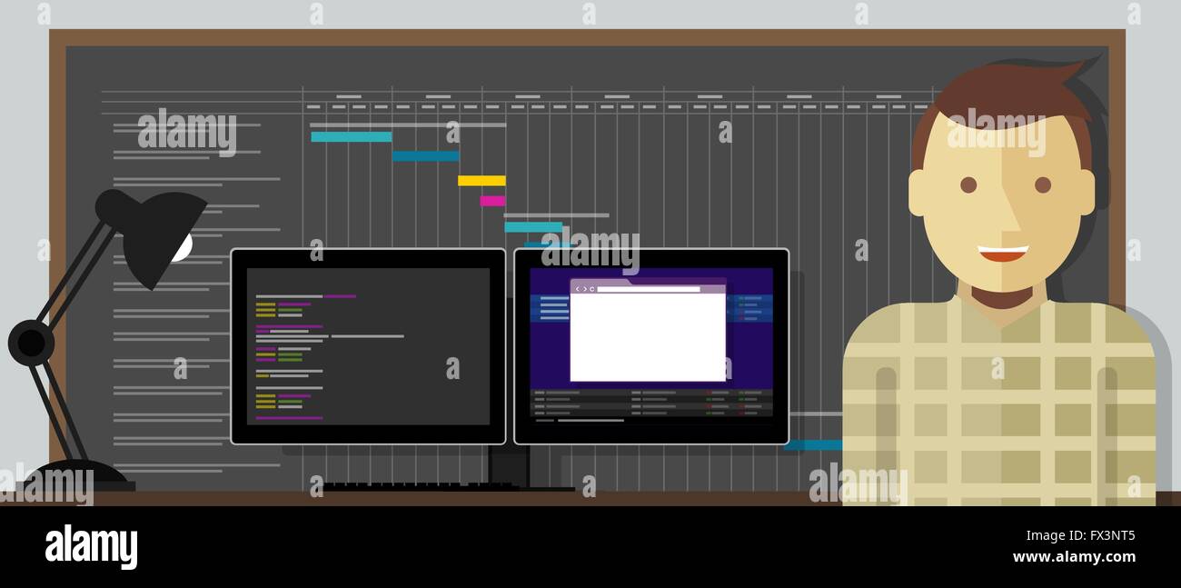 Manager designer Stock Vector Images - Alamy