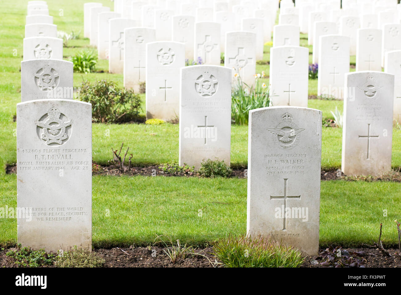 War graves fro the First World War and the second world war also the ...