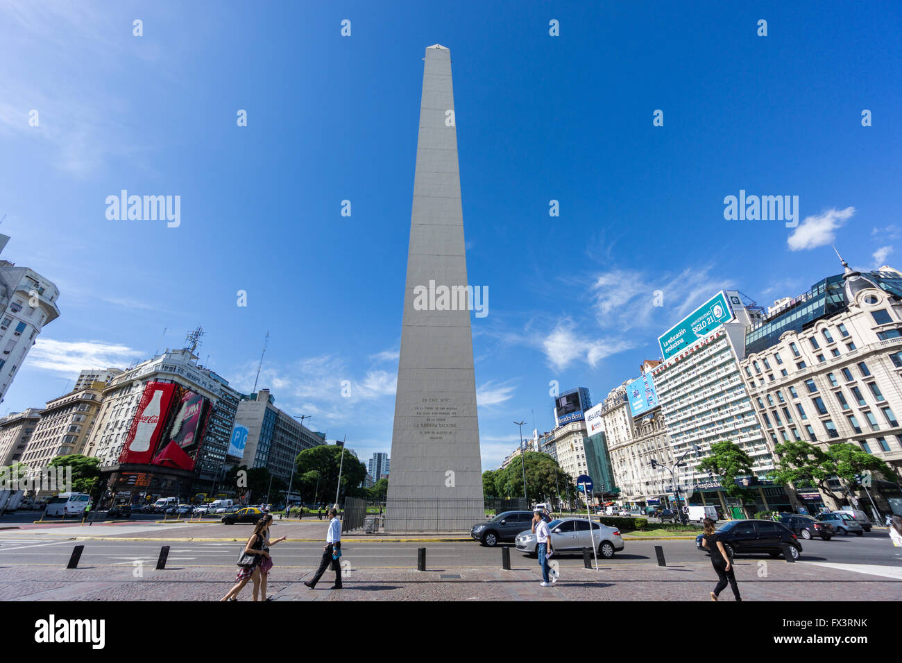 obelisk landmark buenos aires Stock Photo - Alamy