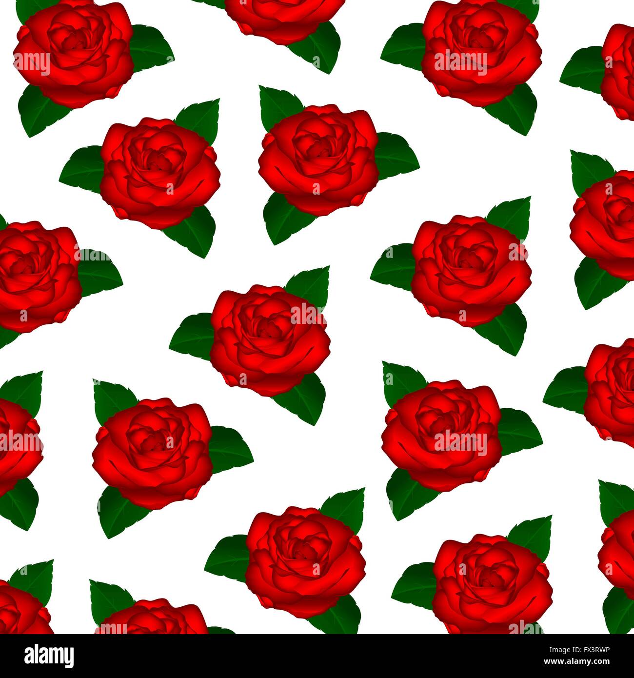 wallpaper red roses Stock Vector Image & Art - Alamy