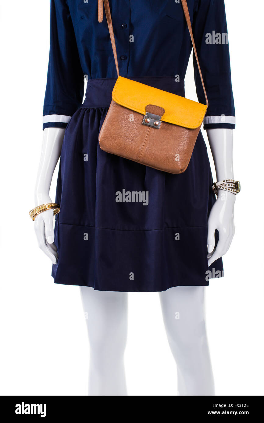 Leather skirt handbag hi-res stock photography and images - Alamy