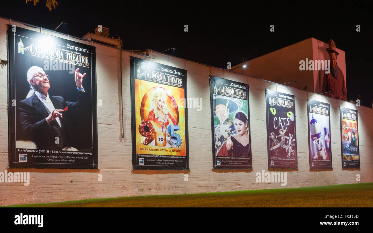 Posters on wall exterior hi-res stock photography and images - Alamy