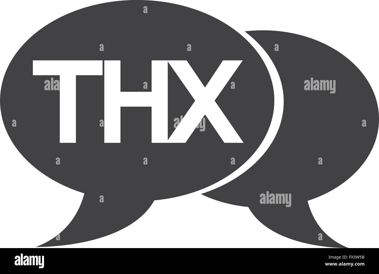 Thx symbol Stock Vector Images - Alamy