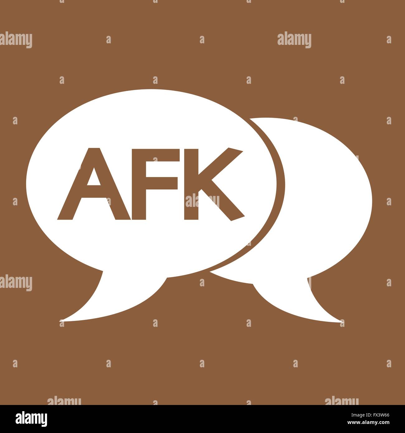 Afk text hi-res stock photography and images - Alamy