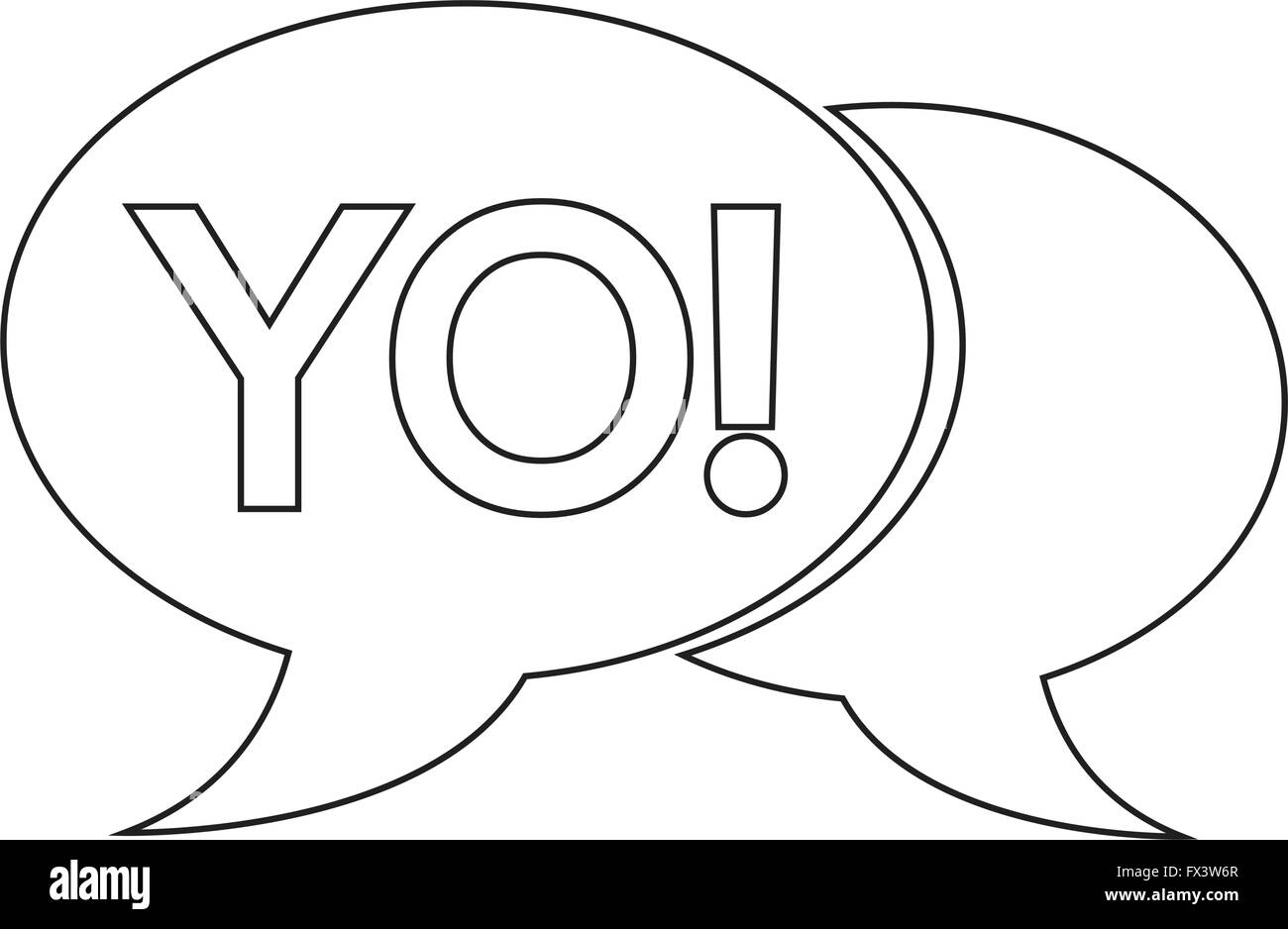 Yo word Black and White Stock Photos & Images - Alamy