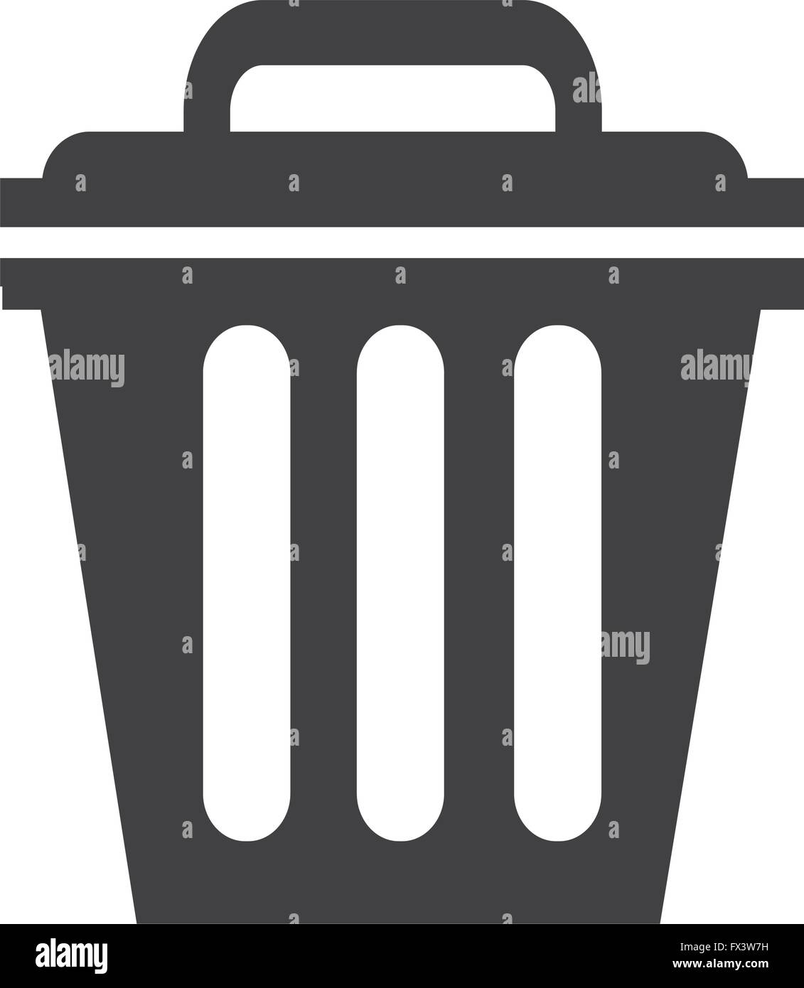 Trash can icon symbol Illustration Stock Vector Image & Art - Alamy