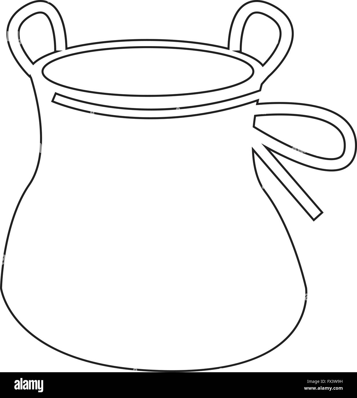 Chalk Bag climb icon design Illustration Stock Vector Image & Art - Alamy