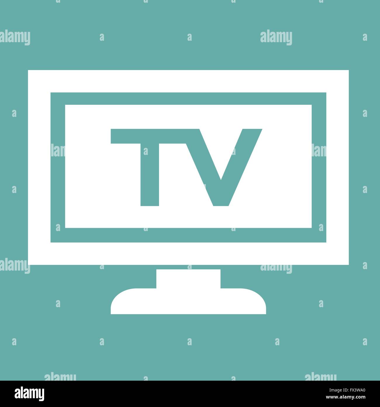 tv icon design Illustration Stock Vector Image & Art - Alamy
