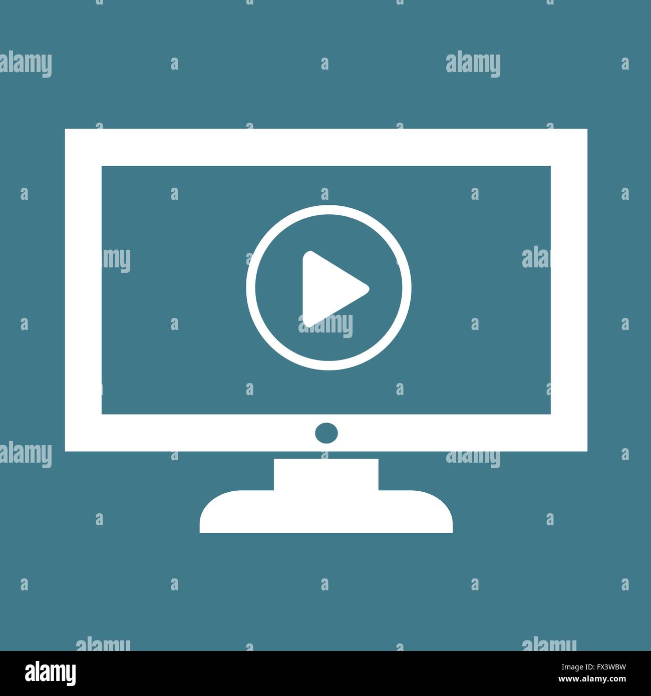 play button tv icon design Illustration Stock Vector Image & Art - Alamy