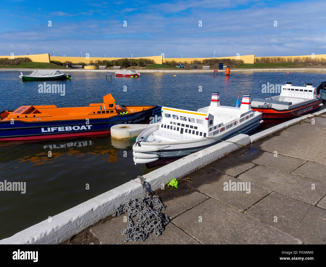 Redcar boating lake hi-res stock photography and images - Alamy