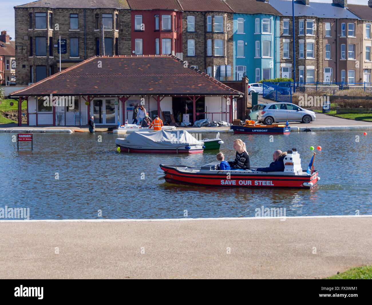 Boating Lake Visitor Attraction Redcar Cleveland North Yorkshire UK ...