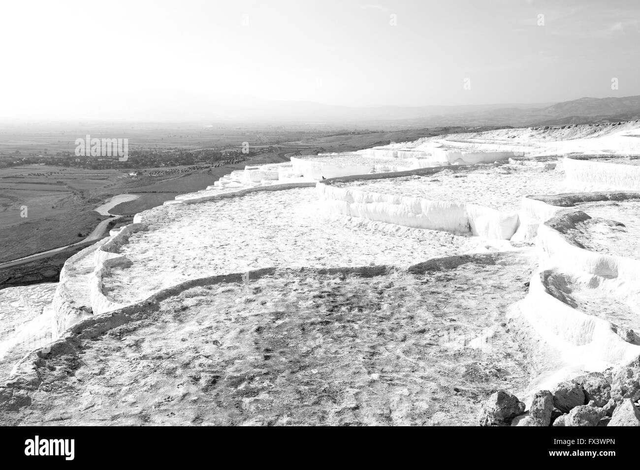 unique abstract in pamukkale turkey asia the old calcium bath and ...