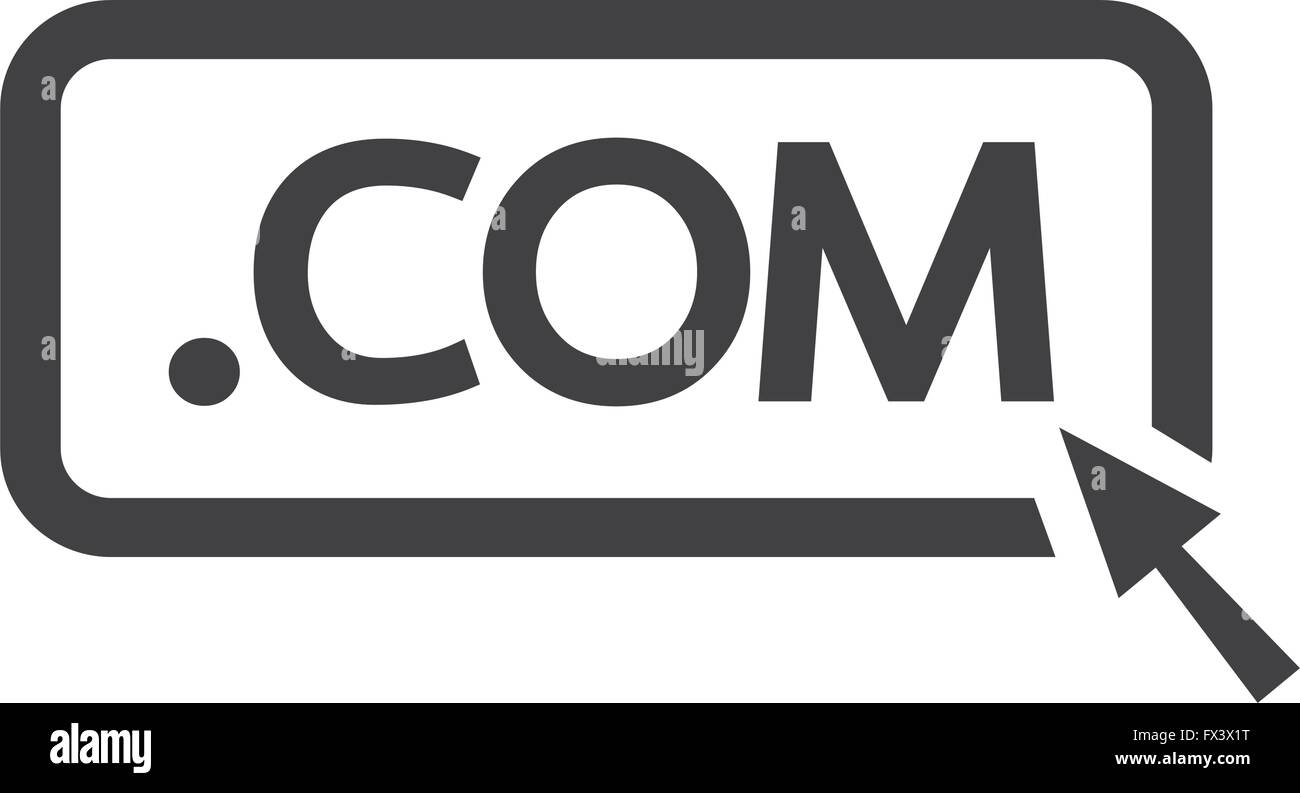 Dot com symbol Stock Vector Images - Alamy