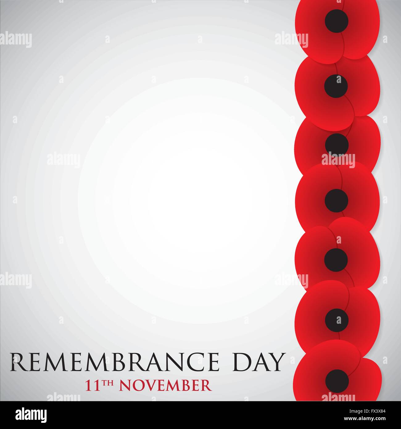 Remembrance Day card in vector format Stock Vector Image & Art - Alamy