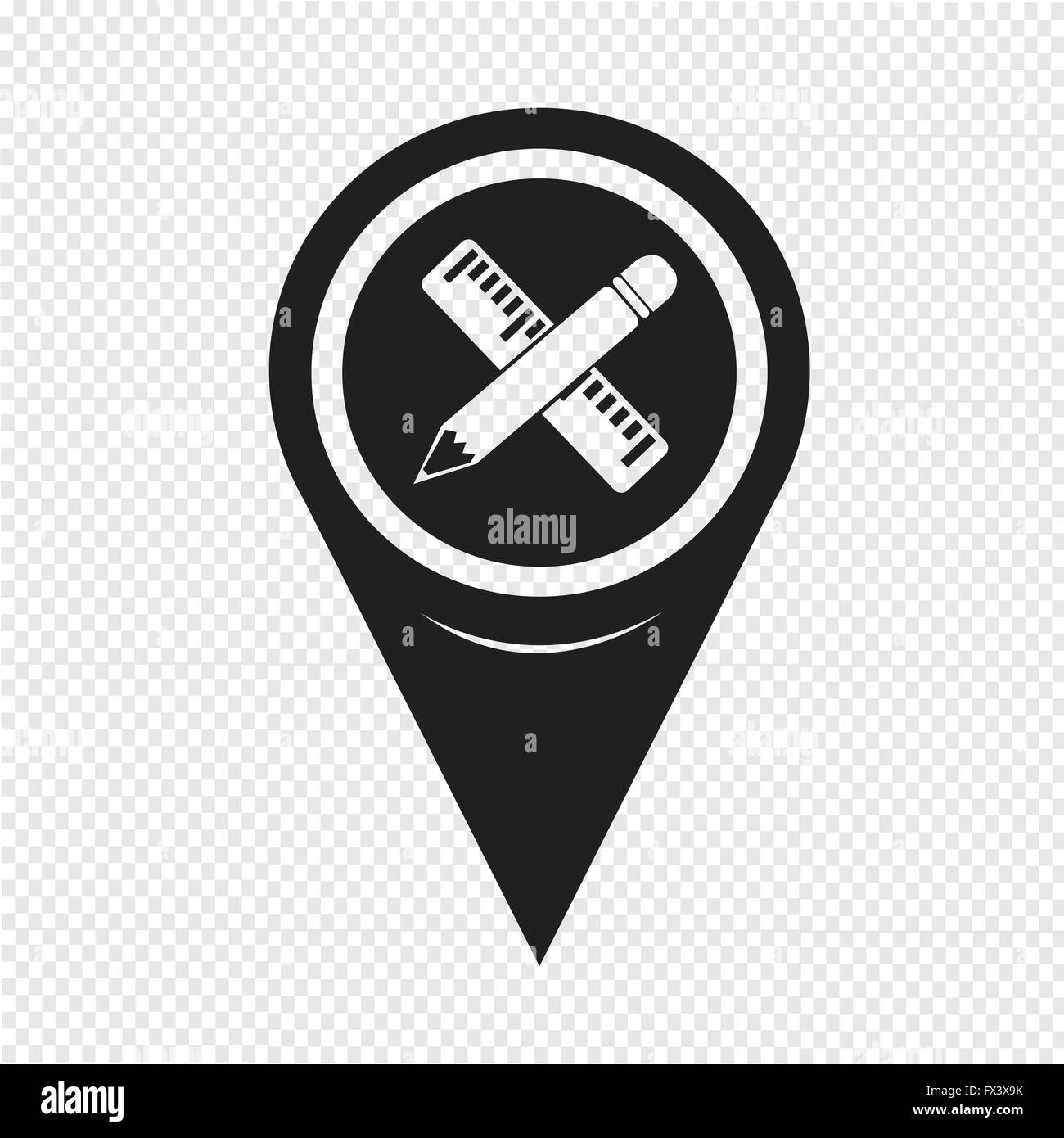 Scale map ruler Stock Vector Images - Alamy