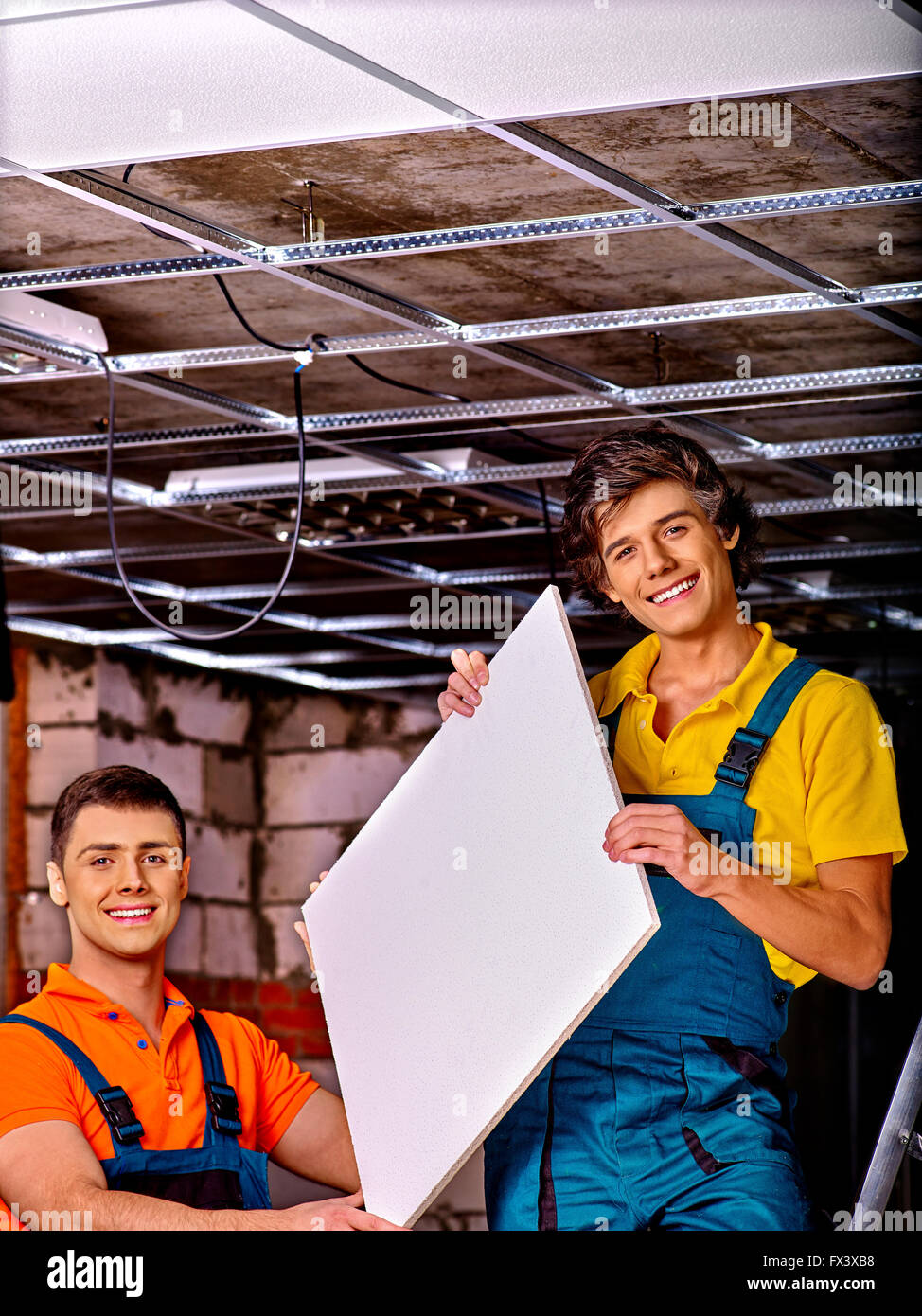 Gypsum false ceiling hi-res stock photography and images - Alamy