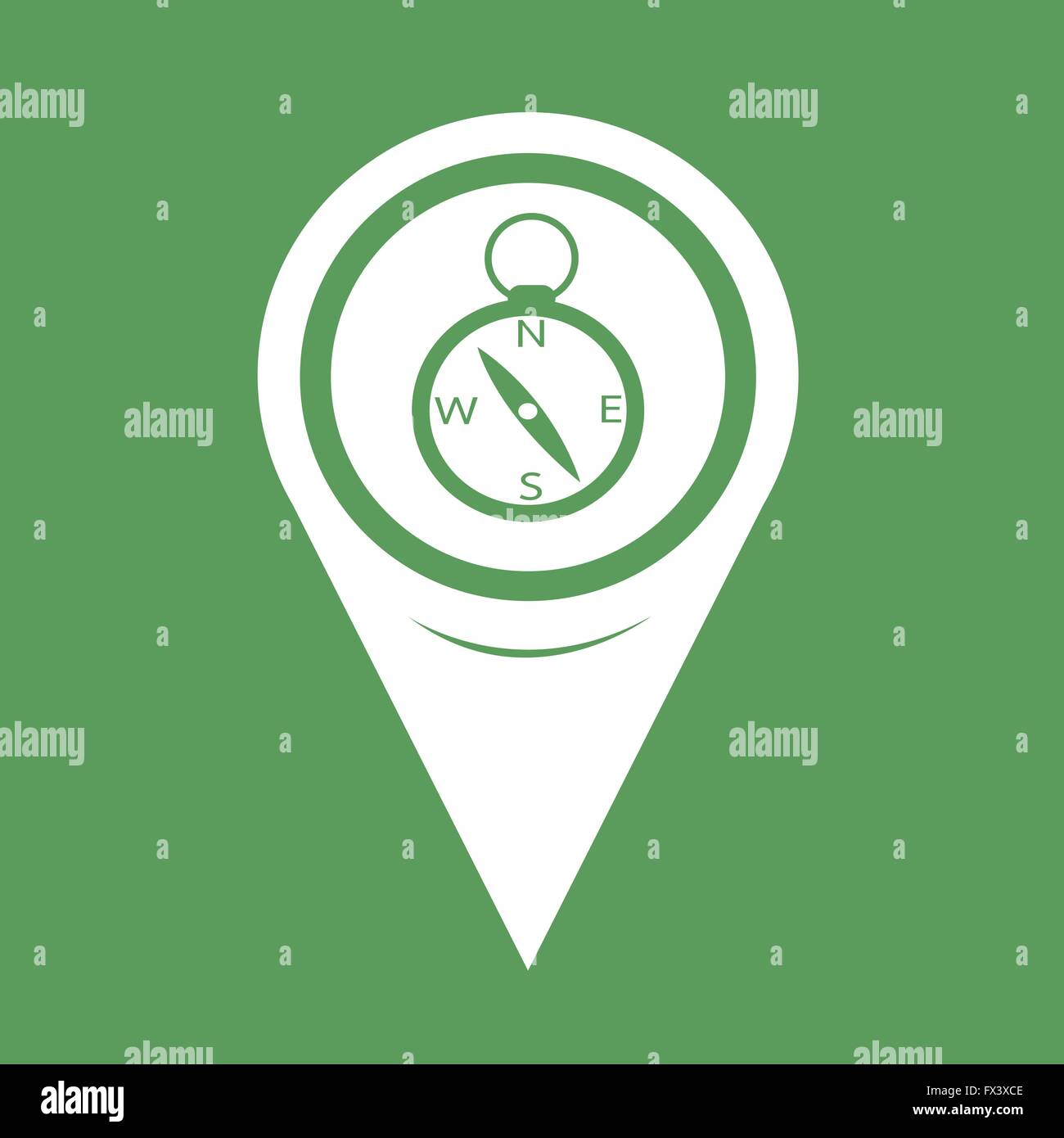 Map Pointer compass icon Stock Vector Image & Art - Alamy