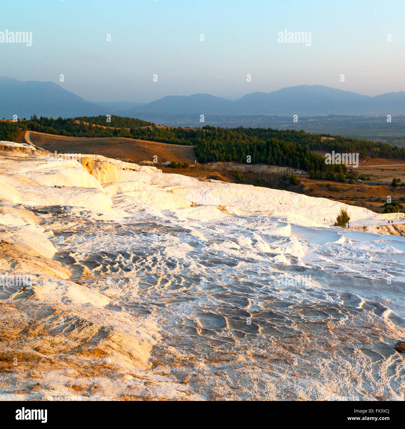 unique abstract in pamukkale turkey asia the old calcium bath and ...