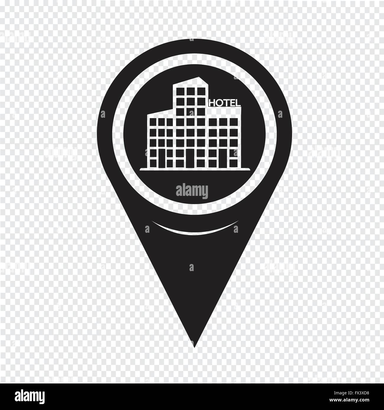 Hotel Map Icon