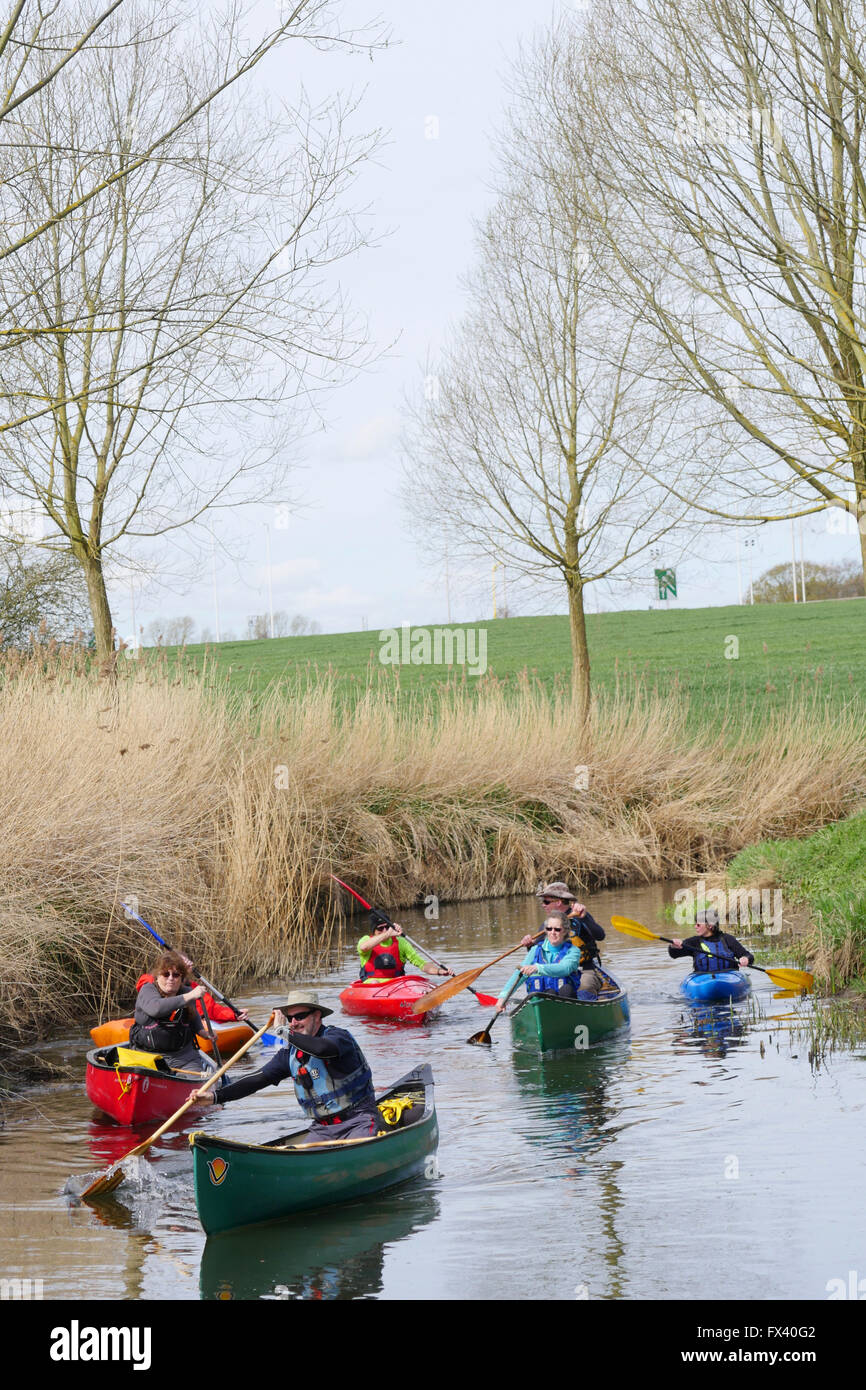 Canoeing & boating, along the River Blackwater, Kelvedon, Essex, UK ...
