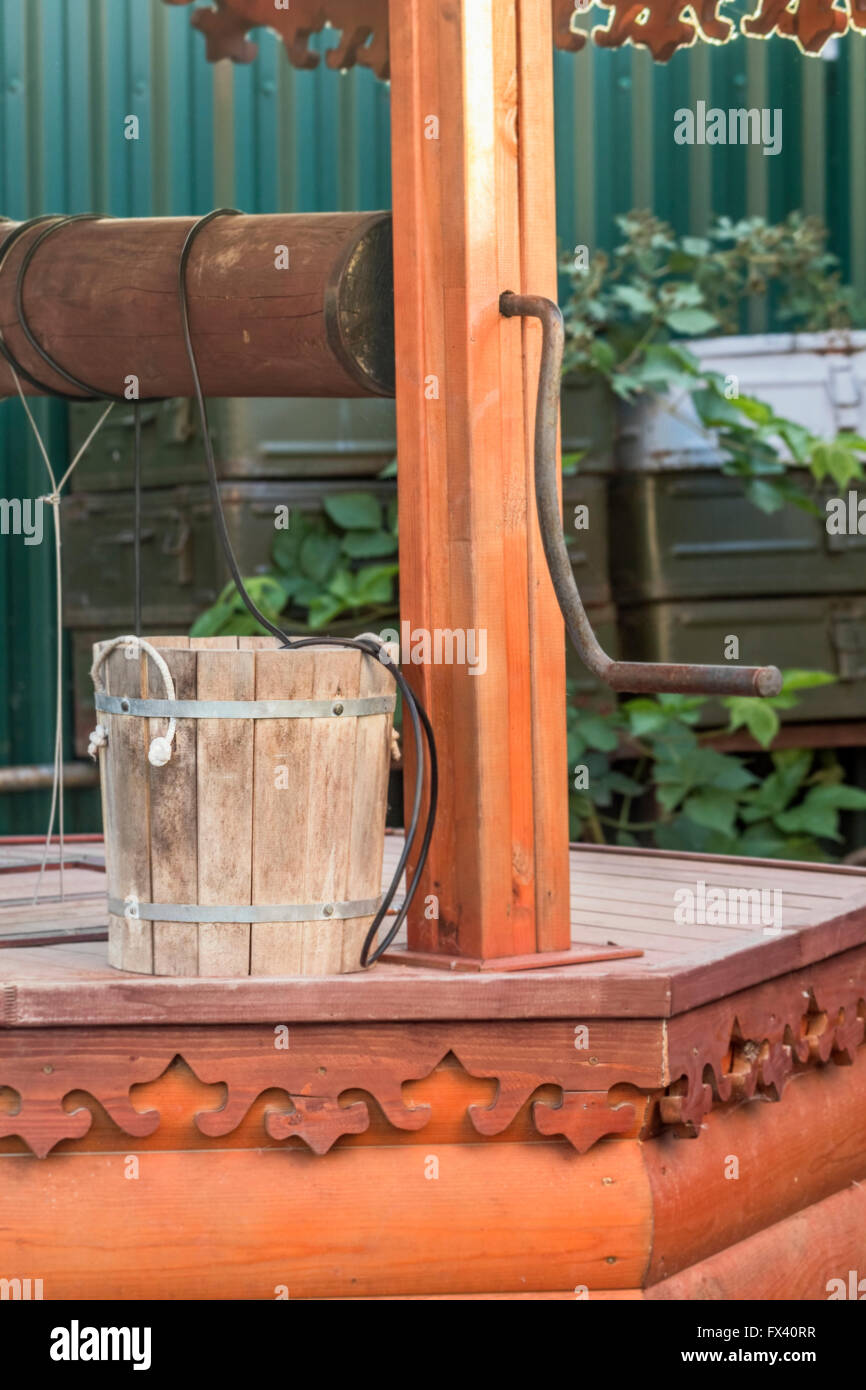 Water well bucket hi-res stock photography and images - Alamy