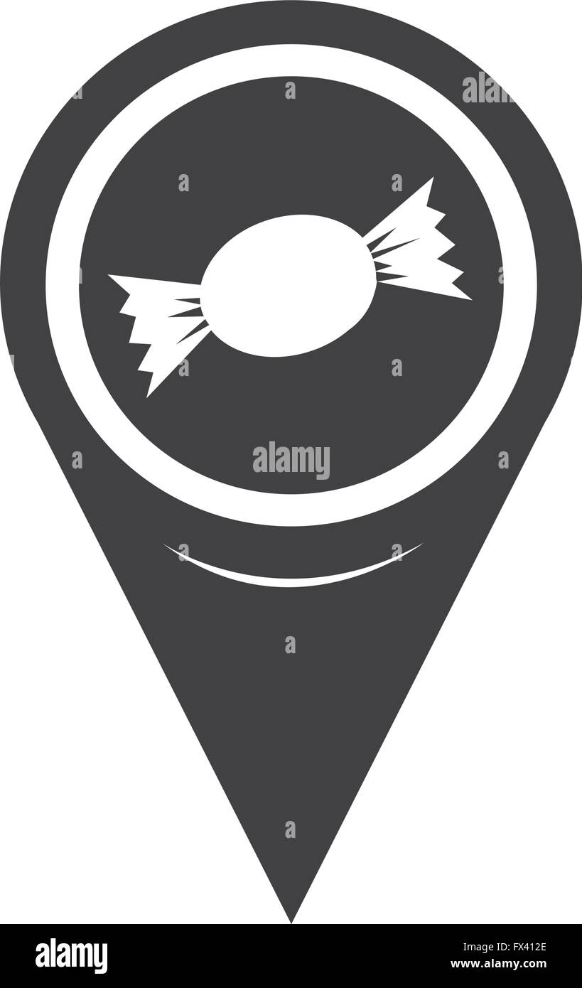 Map Pin Pointer candy icon Stock Vector Image & Art - Alamy