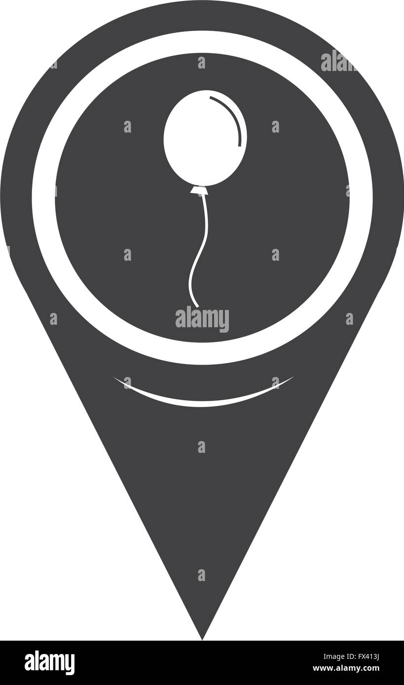 Map Pin Pointer balloon icon Stock Vector Image & Art - Alamy