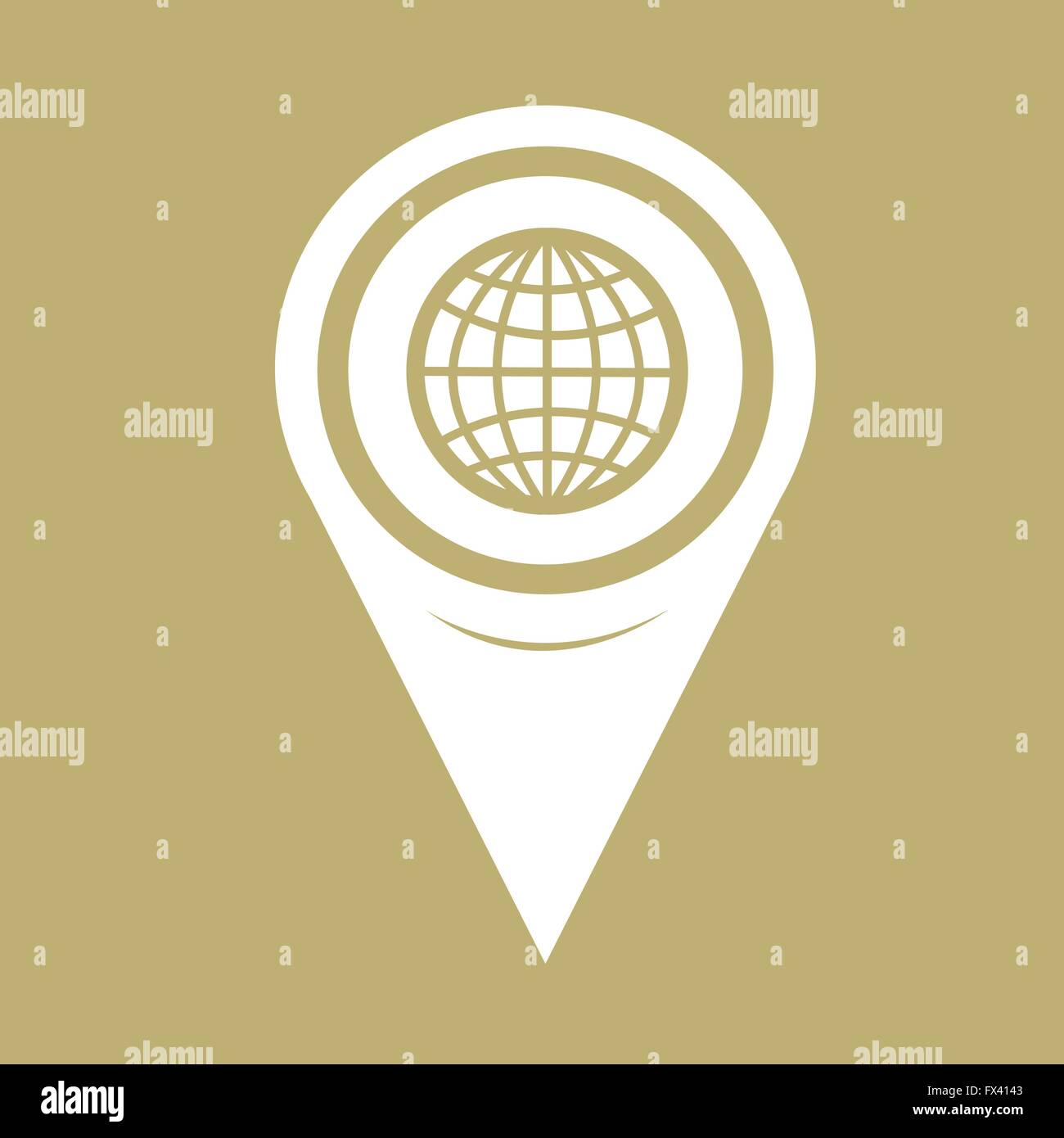 Map Pin Pointer Globe Icon Stock Vector Image & Art - Alamy