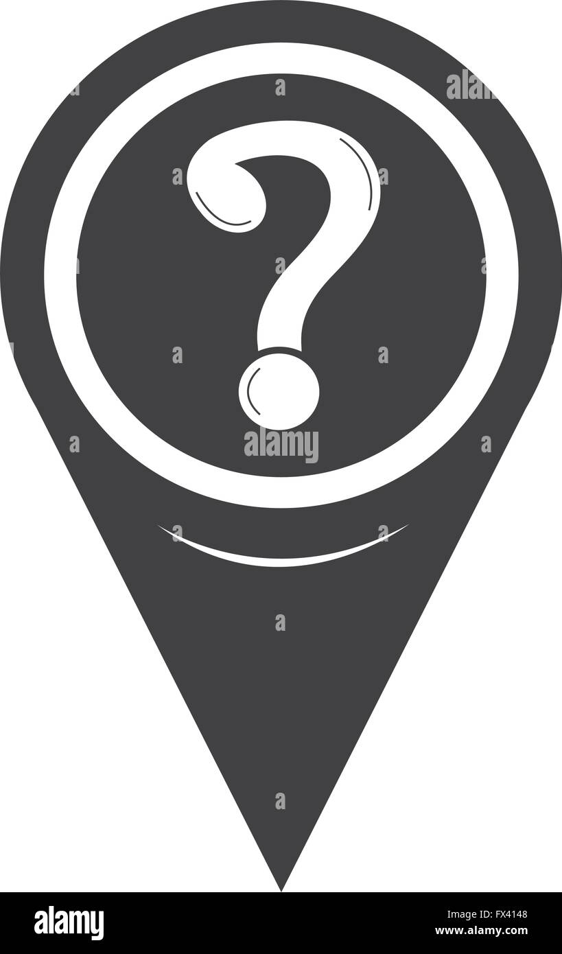 Map Pin Pointer Question mark icon Stock Vector Image & Art - Alamy