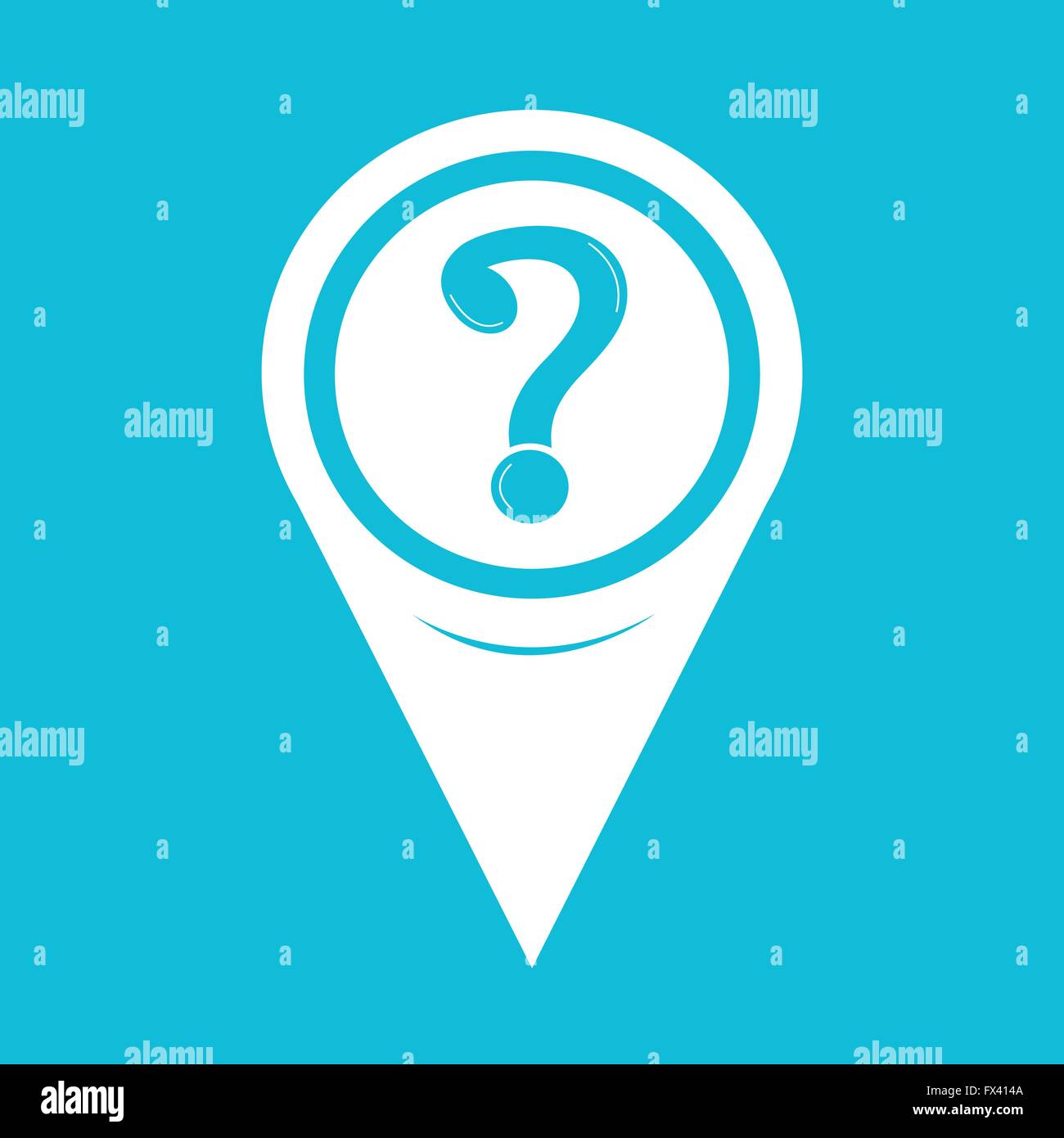 Map Pin Pointer Question mark icon Stock Vector Image & Art - Alamy