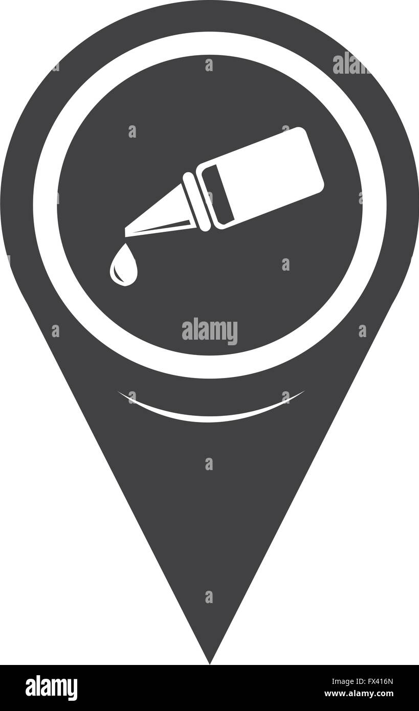 Map pin drop medical hi-res stock photography and images - Alamy