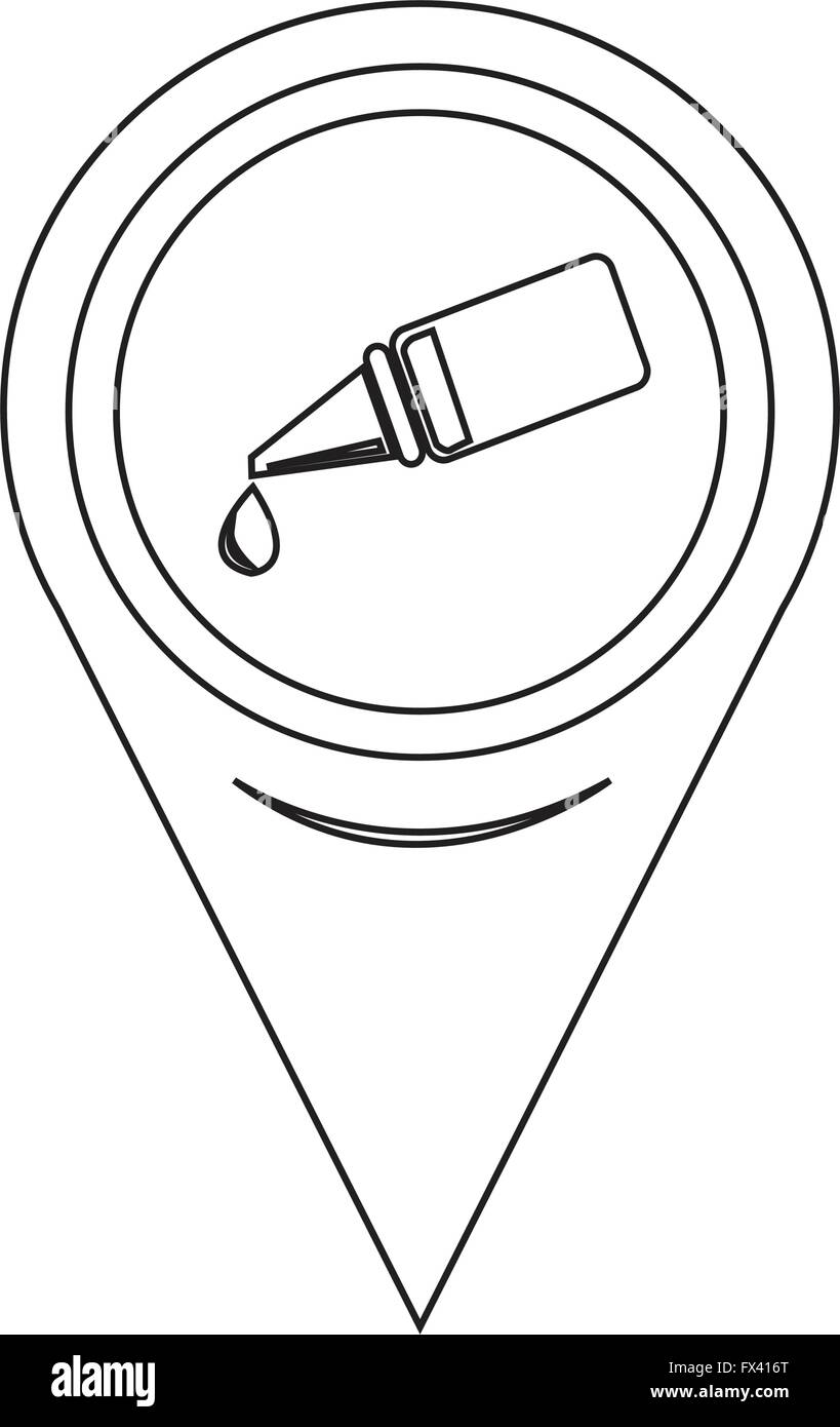 Map pin drop medical hi-res stock photography and images - Alamy