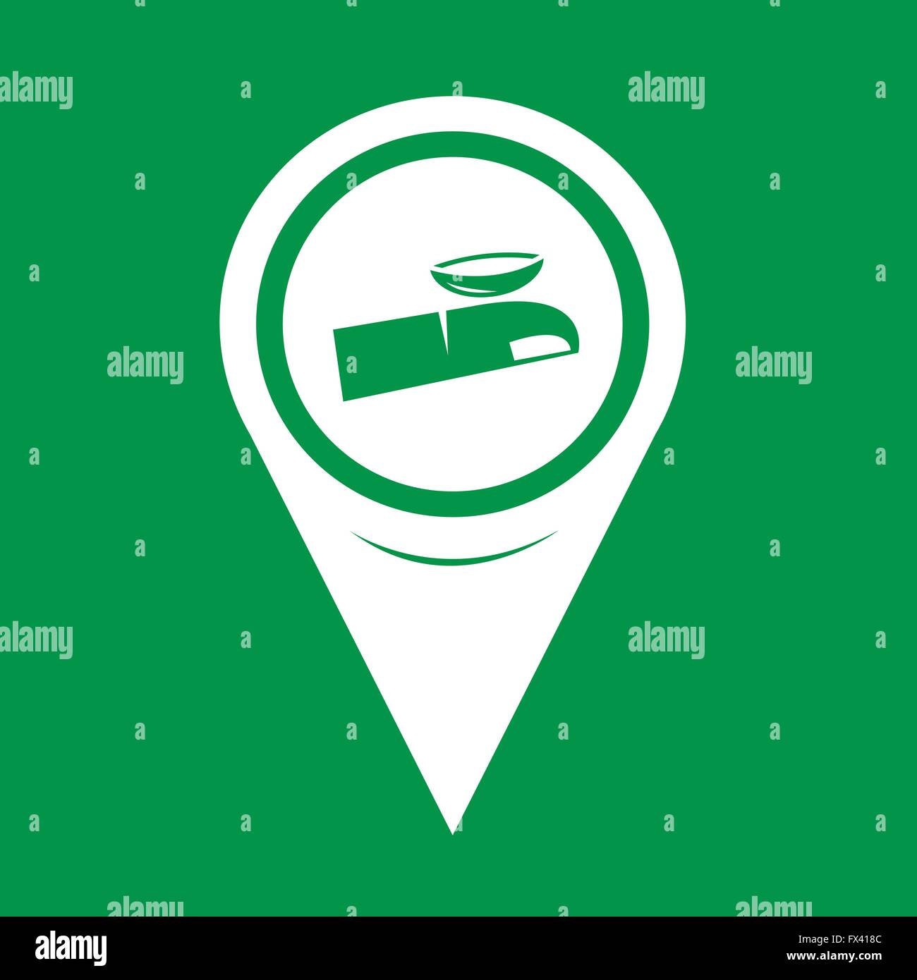 Map Pin Pointer Contact Lens icon Stock Vector Image & Art - Alamy