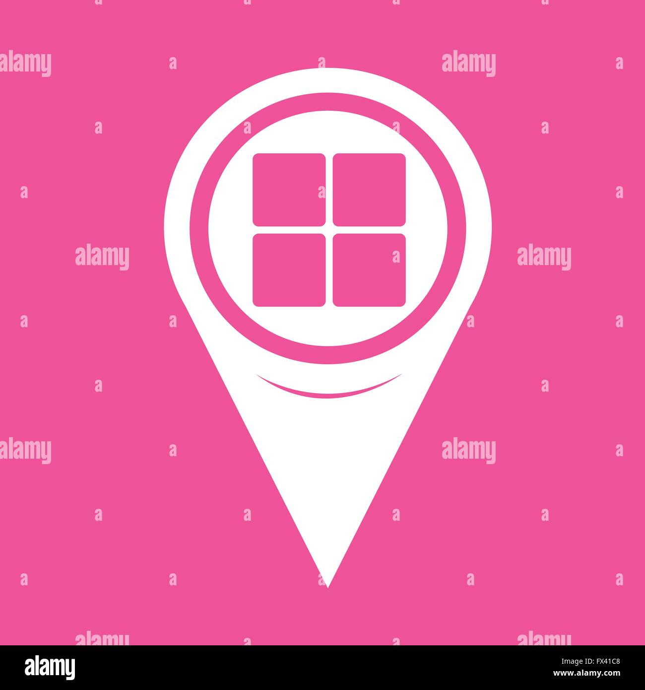Map Pin Pointer Menu icon Stock Vector Image & Art - Alamy