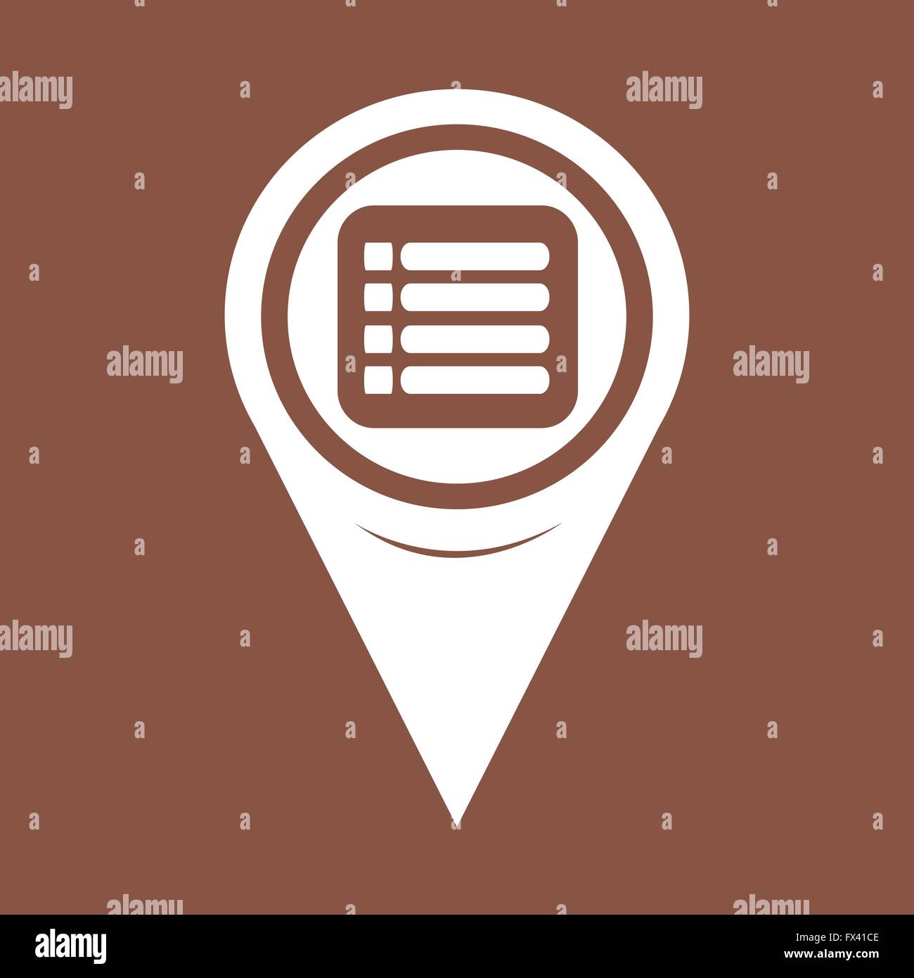 Map Pin Pointer expand menu icon Stock Vector Image & Art - Alamy