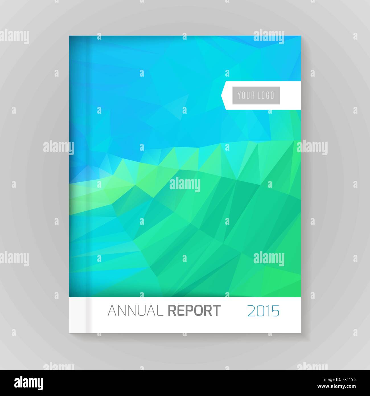Annual Report Cover vector illustration Stock Vector Image & Art - Alamy