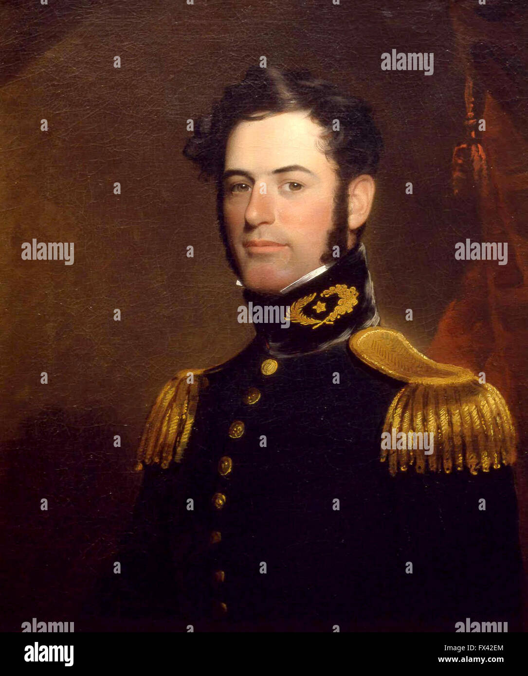 Robert Edward Lee, Robert E. Lee at age 31 in 1838, as a Lieutenant of ...