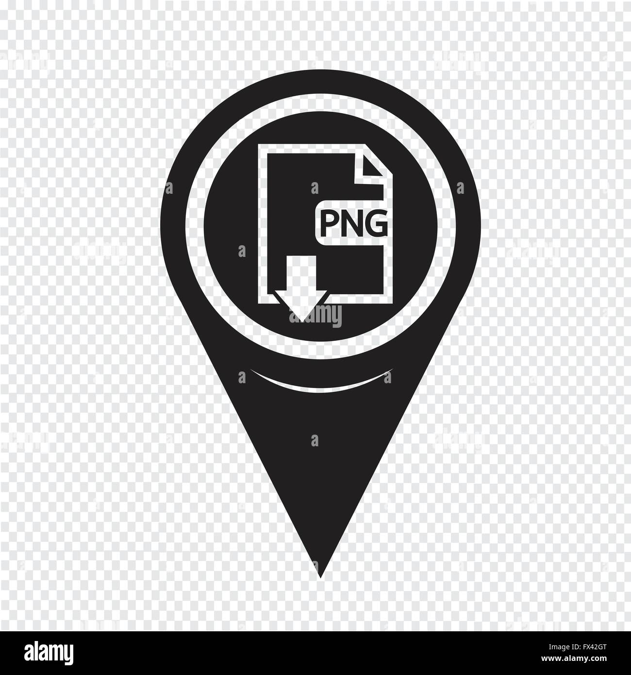 Map Pin Pointer File type PNG icon Stock Vector Image & Art - Alamy