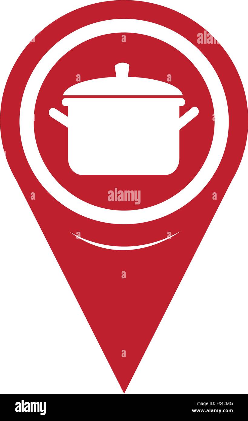 Map pin pointer pot icon hi-res stock photography and images - Alamy