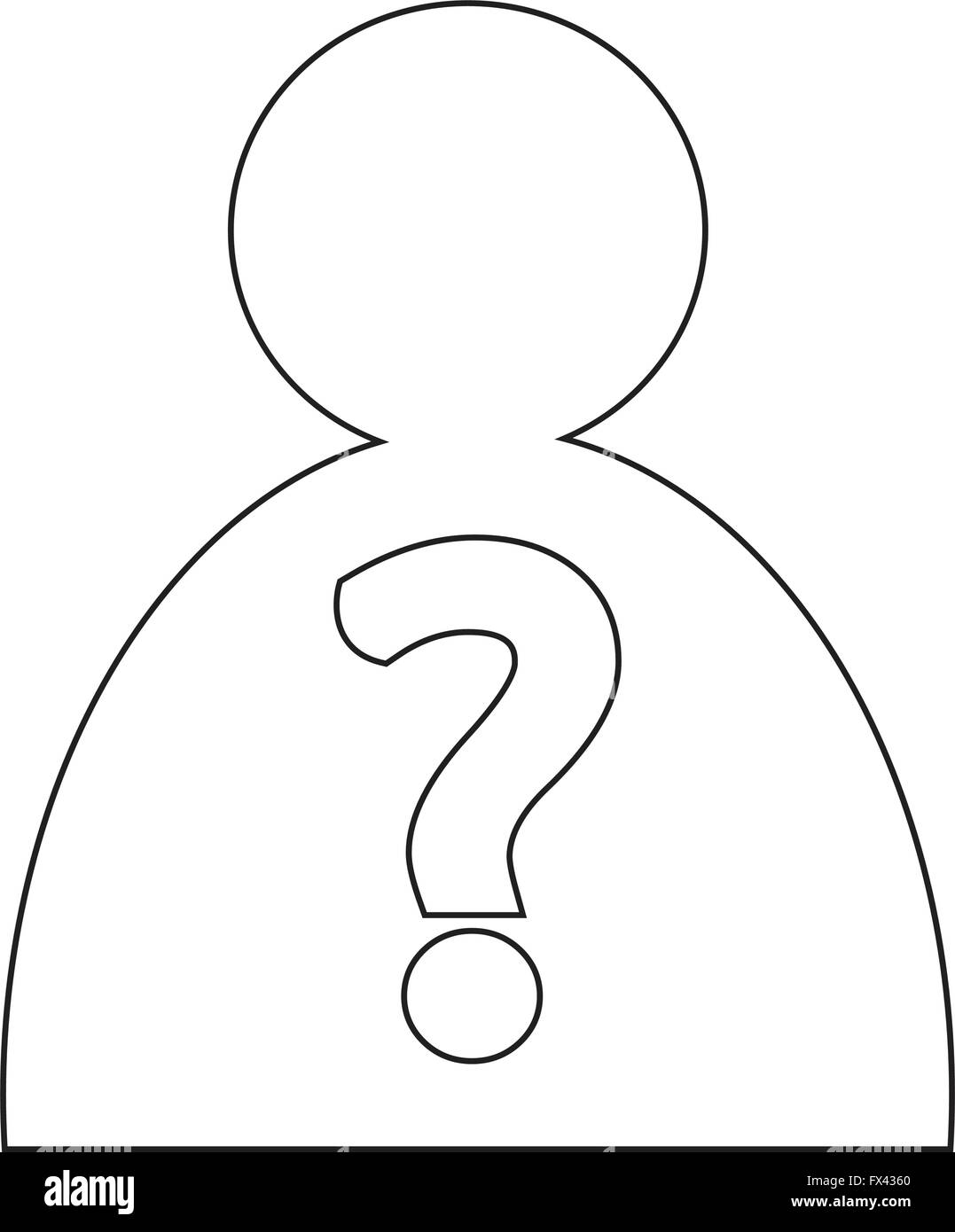 Who Icon Illustration and Vector Art Stock Vector Image & Art - Alamy